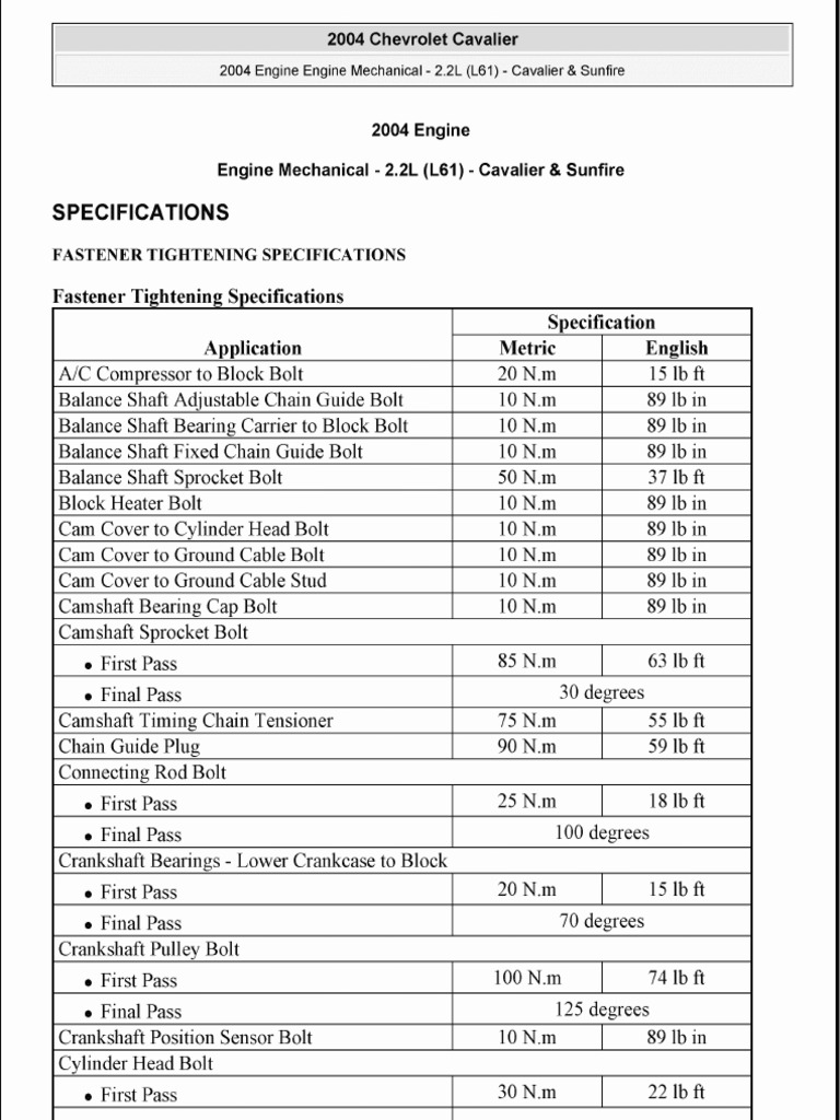2.2L Engine | PDF