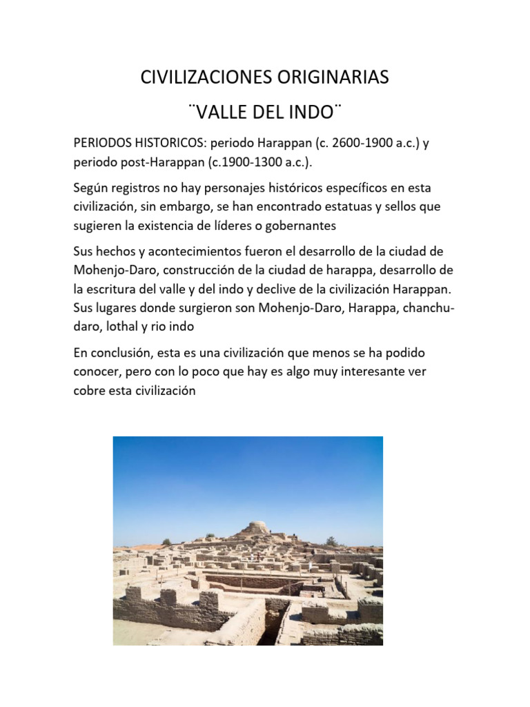 Valle Del Indo | PDF