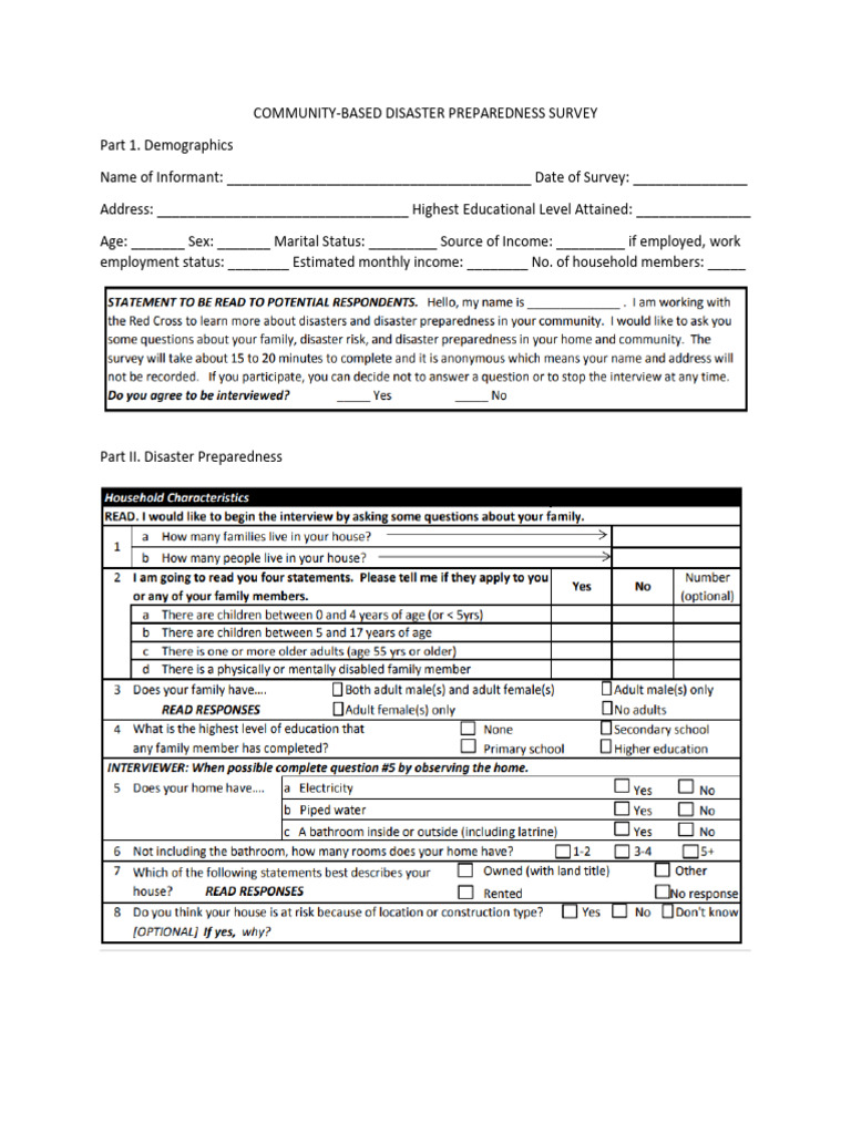 Community Based DRRM | PDF