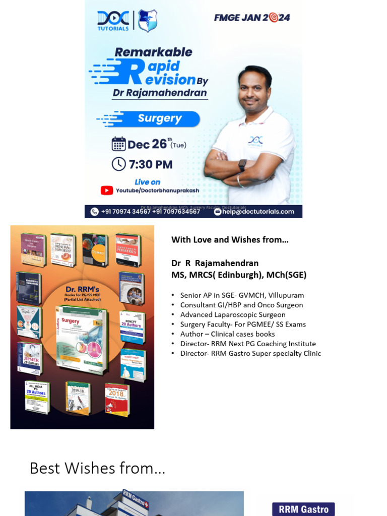 Dr. Rajamahendran: Surgical Expertise | PDF | Diseases And Disorders ...