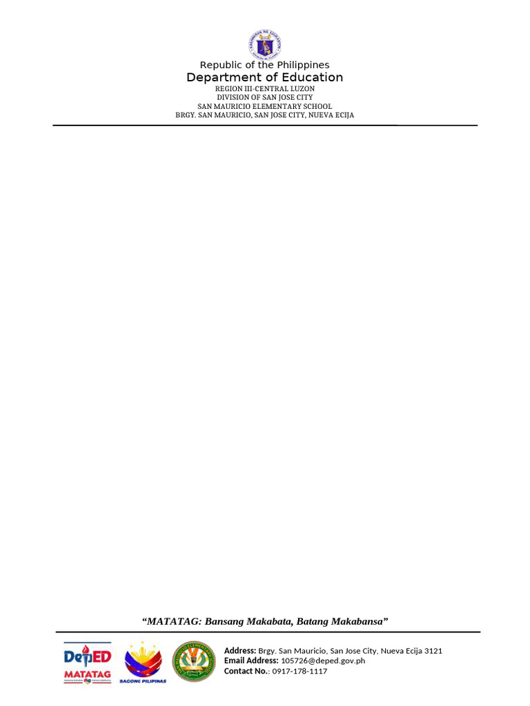 Official Letterhead Portrait | PDF