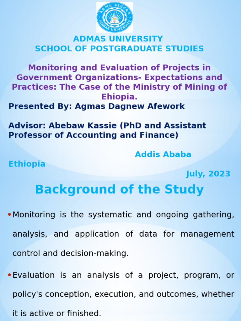 Agmas Dagnew Defense Ppt | PDF | Data | Evaluation