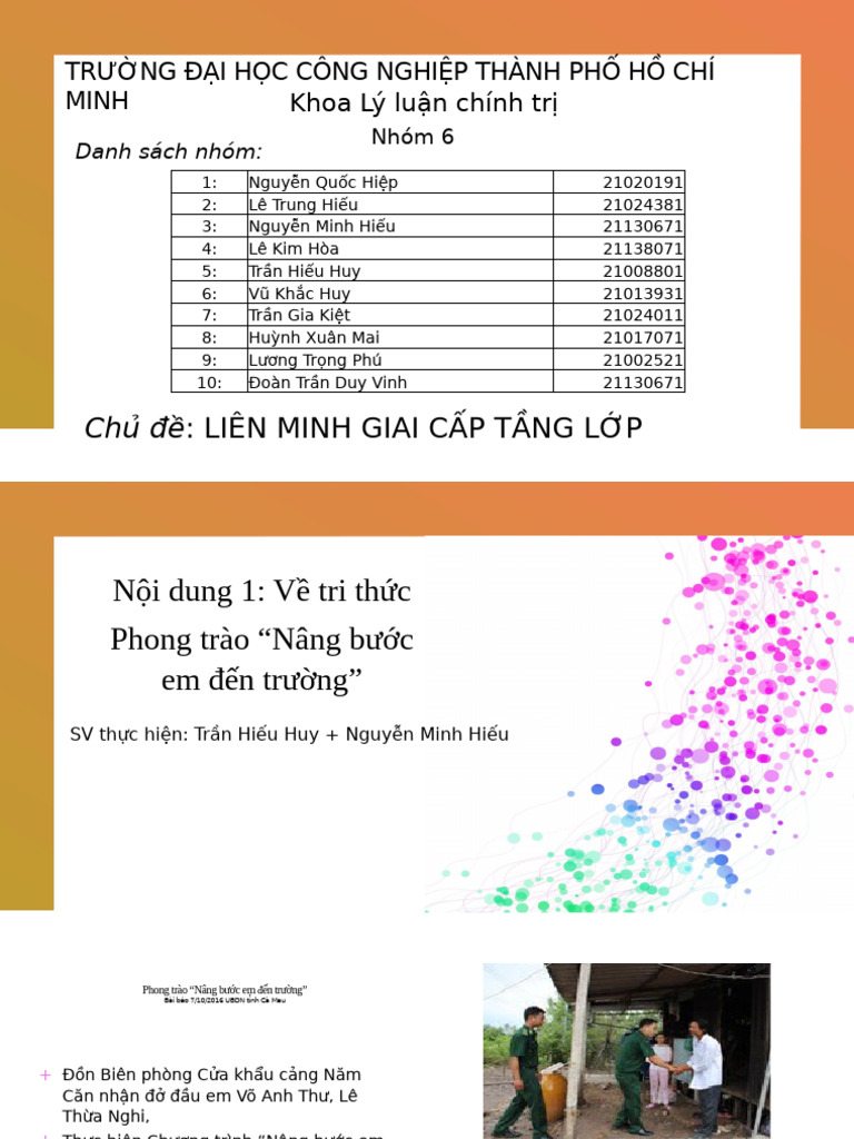725 Nhóm 6 Liên Minh Giai Cấp Tầng Lớp (1) (1) | PDF