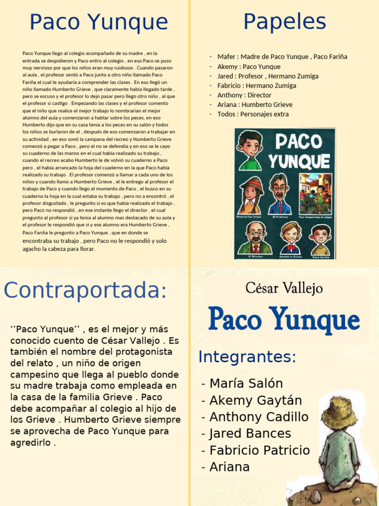 Paco Yunque | PDF