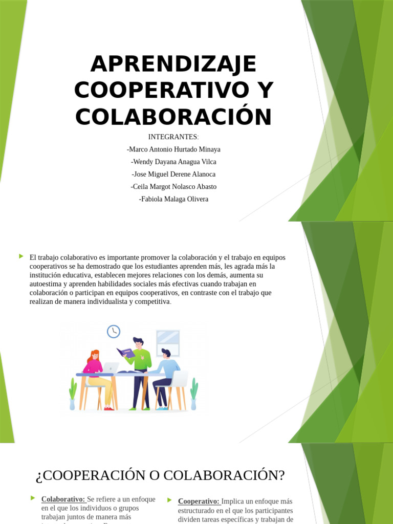 Aprendizaje Cooperativo: Beneficios y Estrategias | PDF
