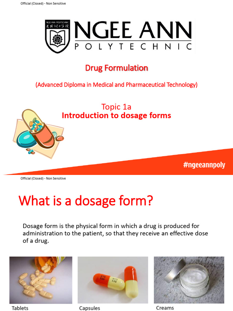 Introduction To Dosage Forms Dosage Form Design | PDF | Tablet ...