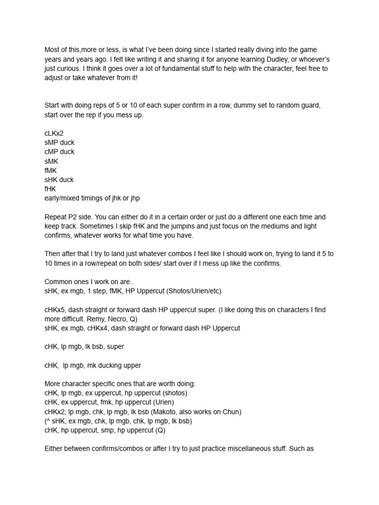 Dudley Practice | PDF