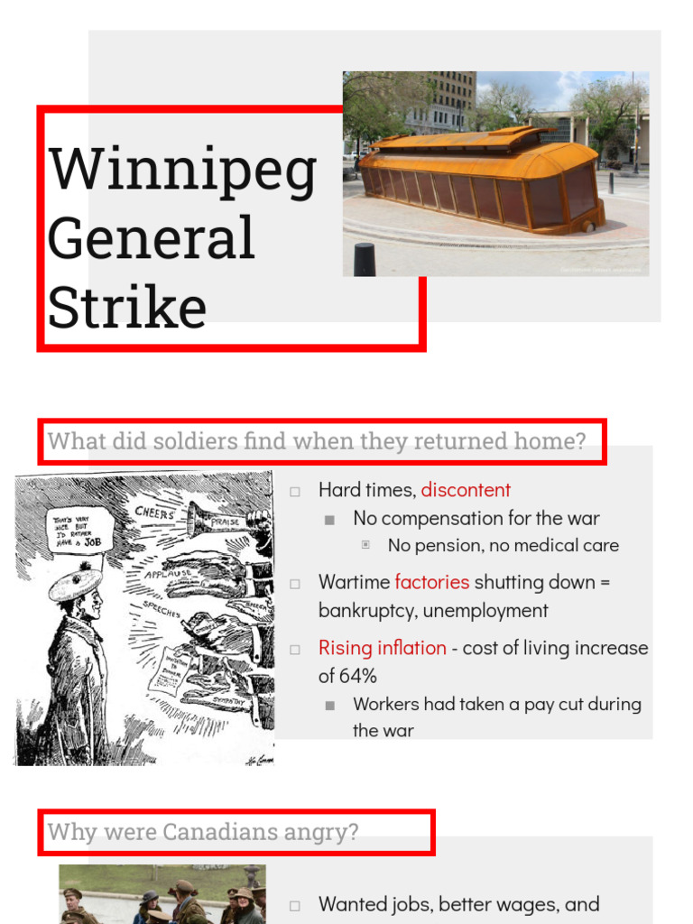Winnipeg General Strike | PDF | Cost Of Living | Strike Action