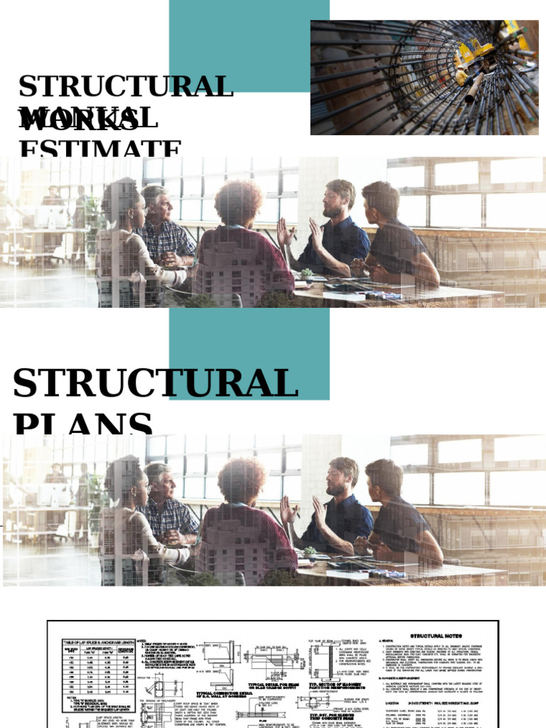 Structural Works Estimation Guide | PDF