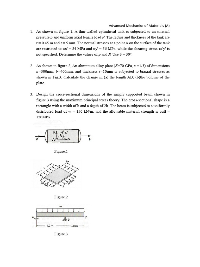 Advanced Mechanics of Materials | PDF