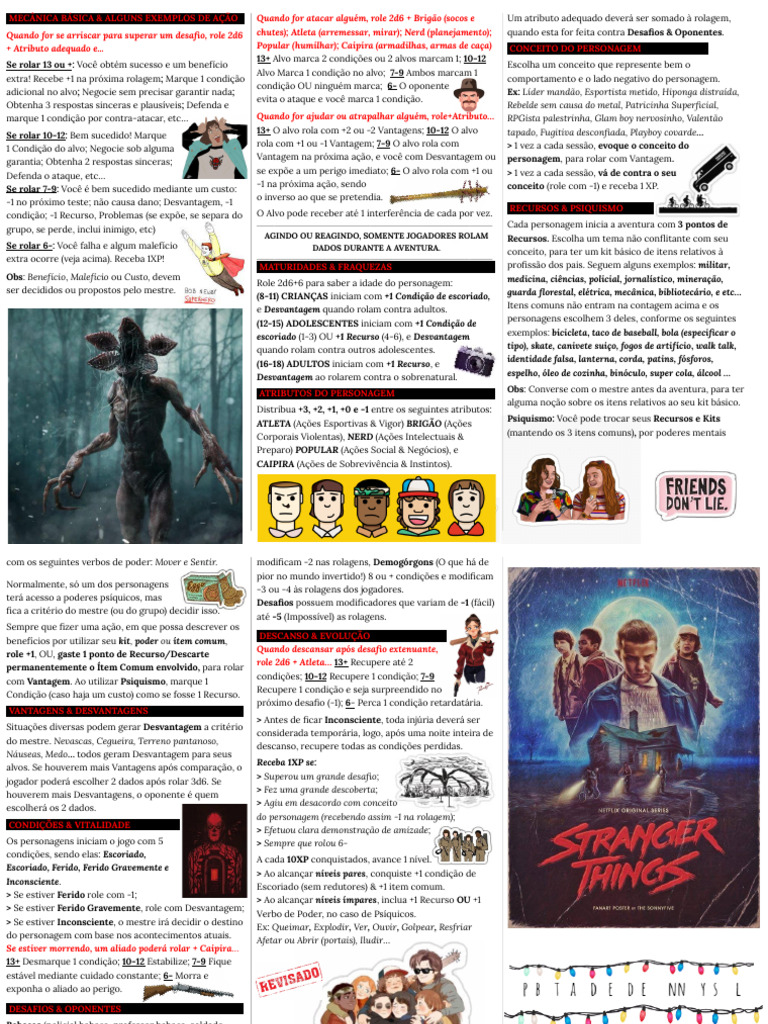 Stranger Things Pbta - Rev-1 | PDF