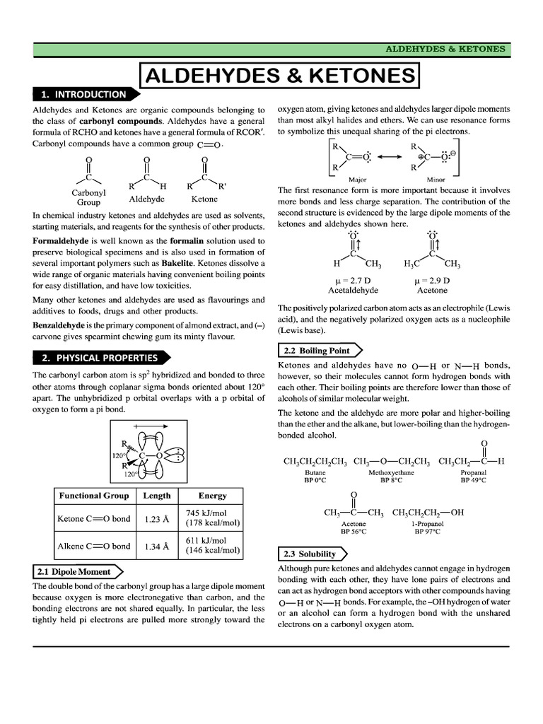 Aldehyde | PDF