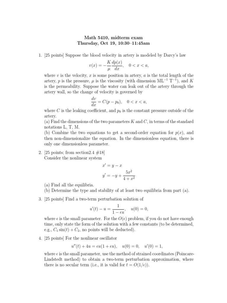 Midterm Exam Sample | PDF