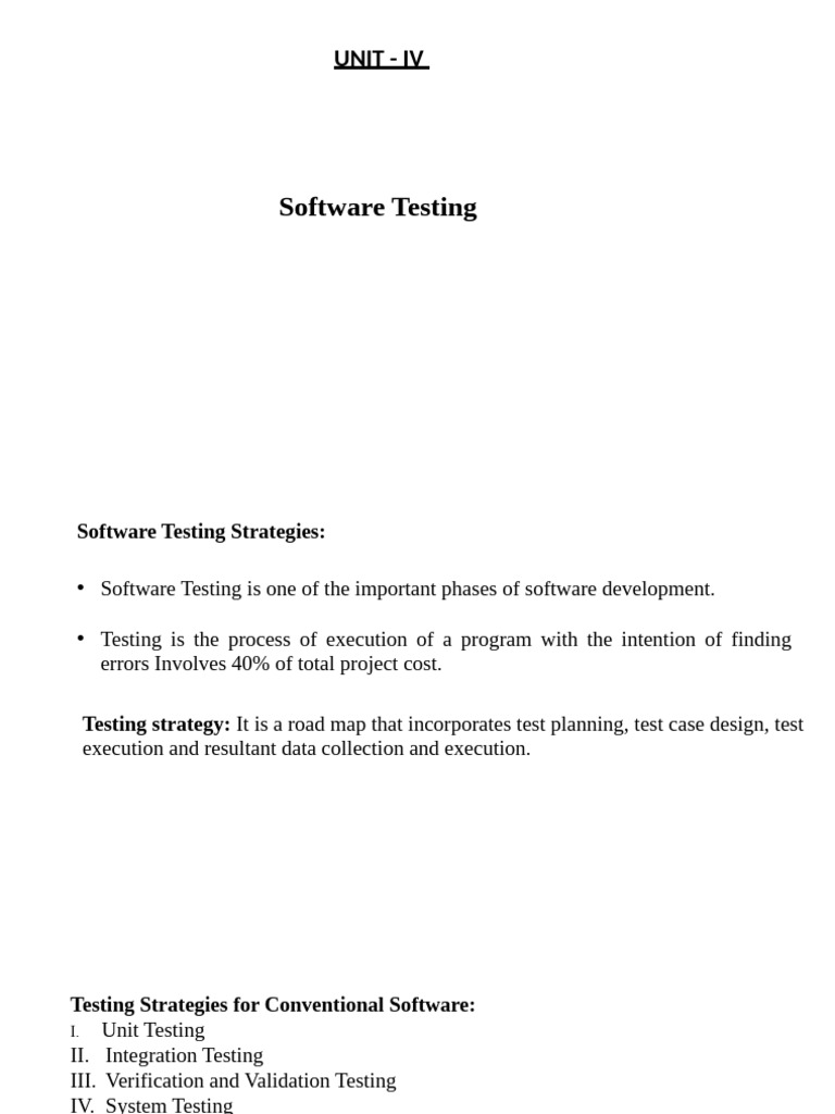 Unit-4 | PDF | Software Testing | Debugging