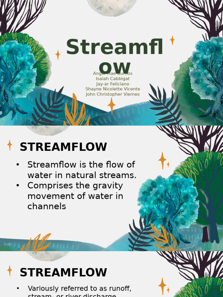 Stream Flow | PDF | Stream | Discharge (Hydrology)