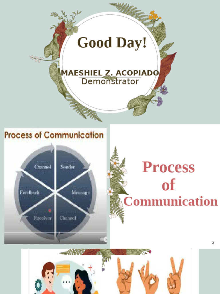 SHS-PPT Communication Types | PDF | Nonverbal Communication | Communication