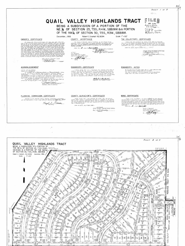 EAST DR TRACT MAP mb032 - 089-091 | PDF