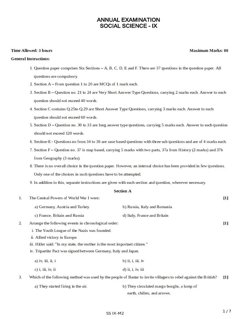 social science-1 | PDF