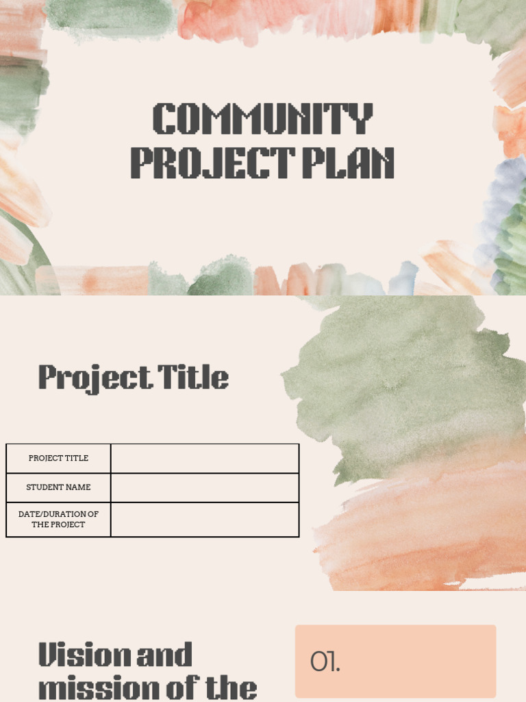 Community Project Plan (1) | PDF
