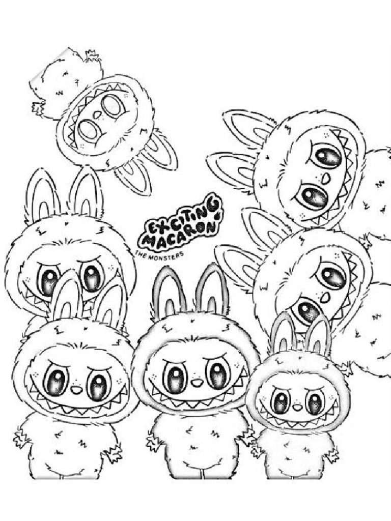 Labubu Kleurplaat en Activiteiten | PDF