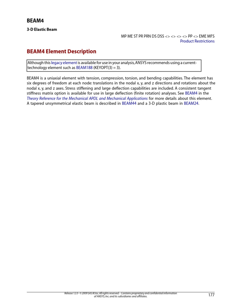 BEAM4 | PDF | Cartesian Coordinate System | Beam (Structure)