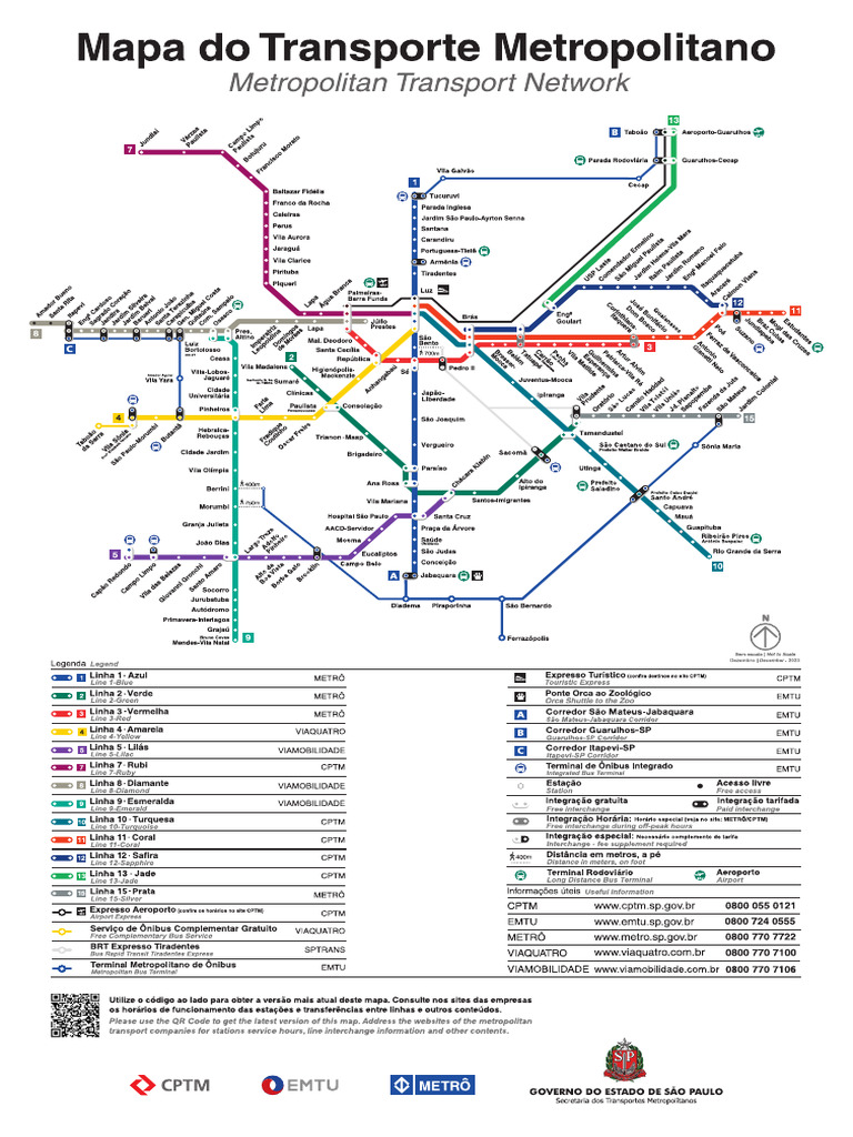 mapa cptm | PDF