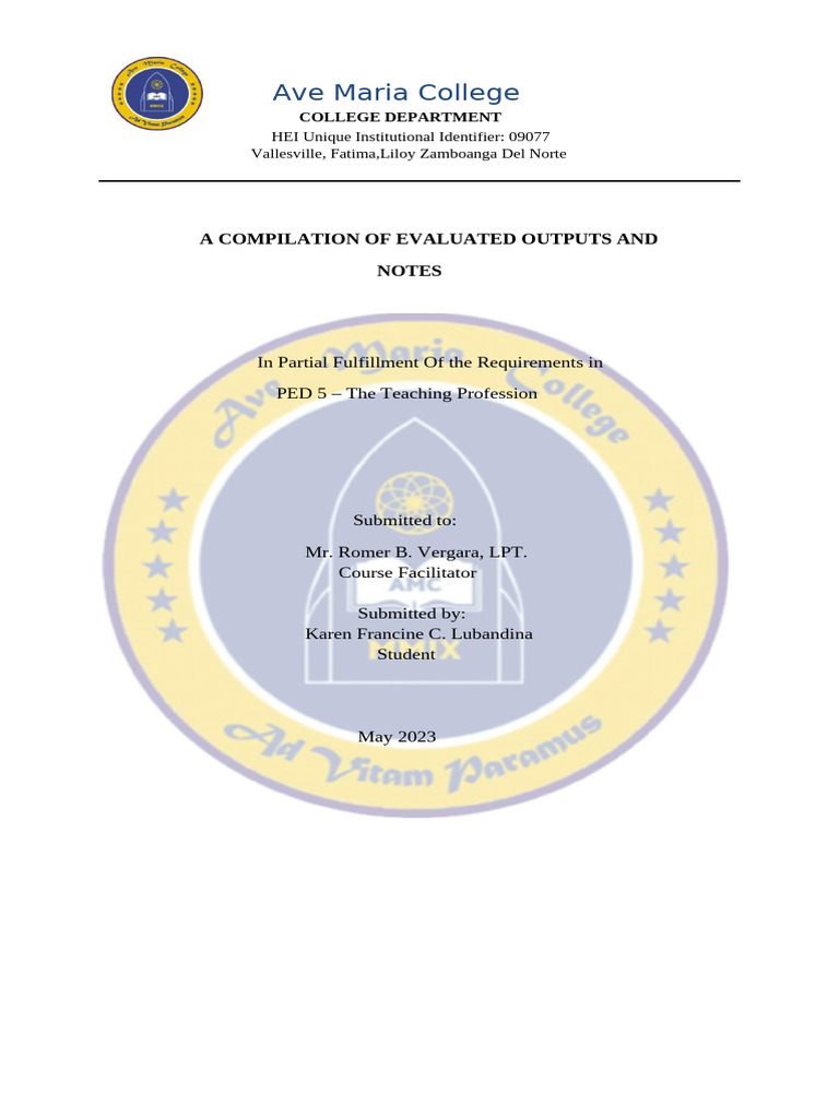 Ped 5 | PDF