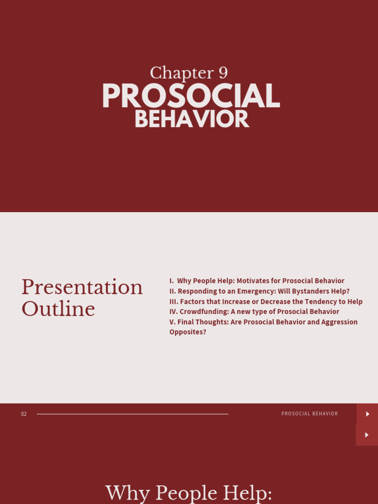 Prosocial Behavior Social Psychology | PDF | Empathy | Altruism