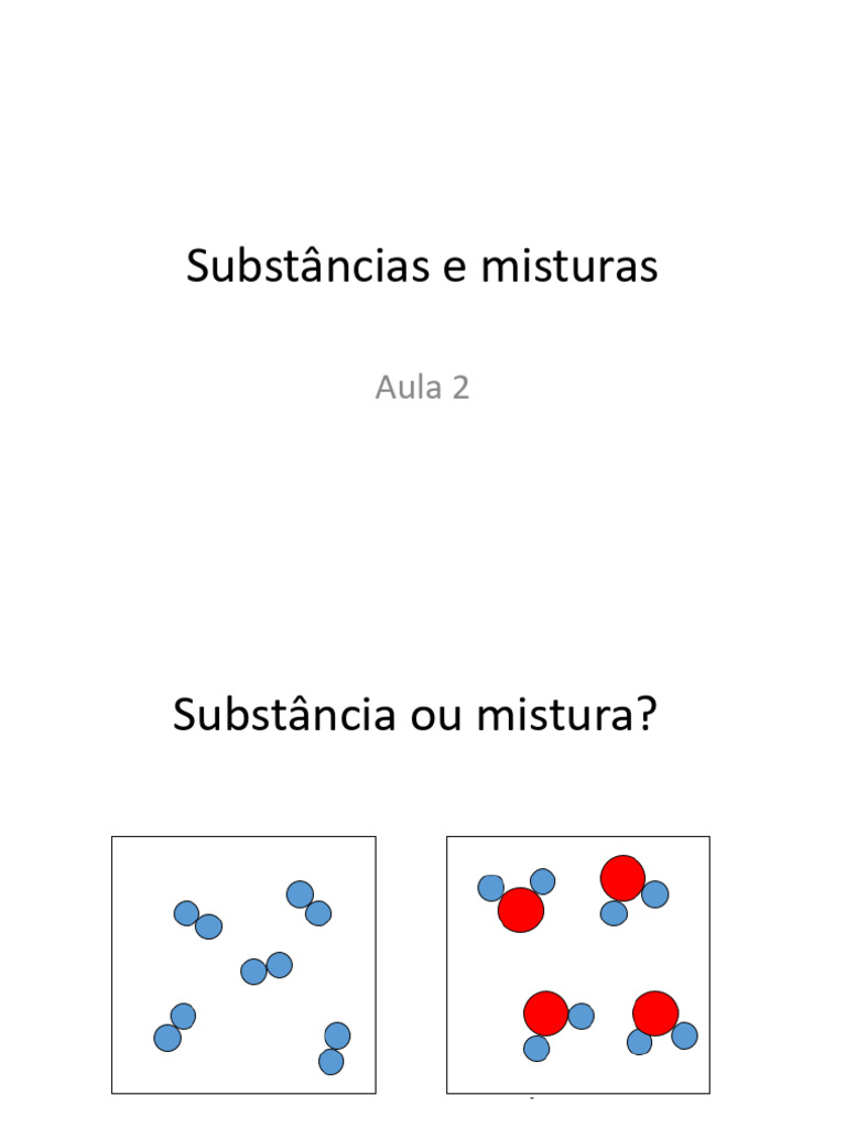 Aula_2___Subst_ncias_e_misturas | PDF