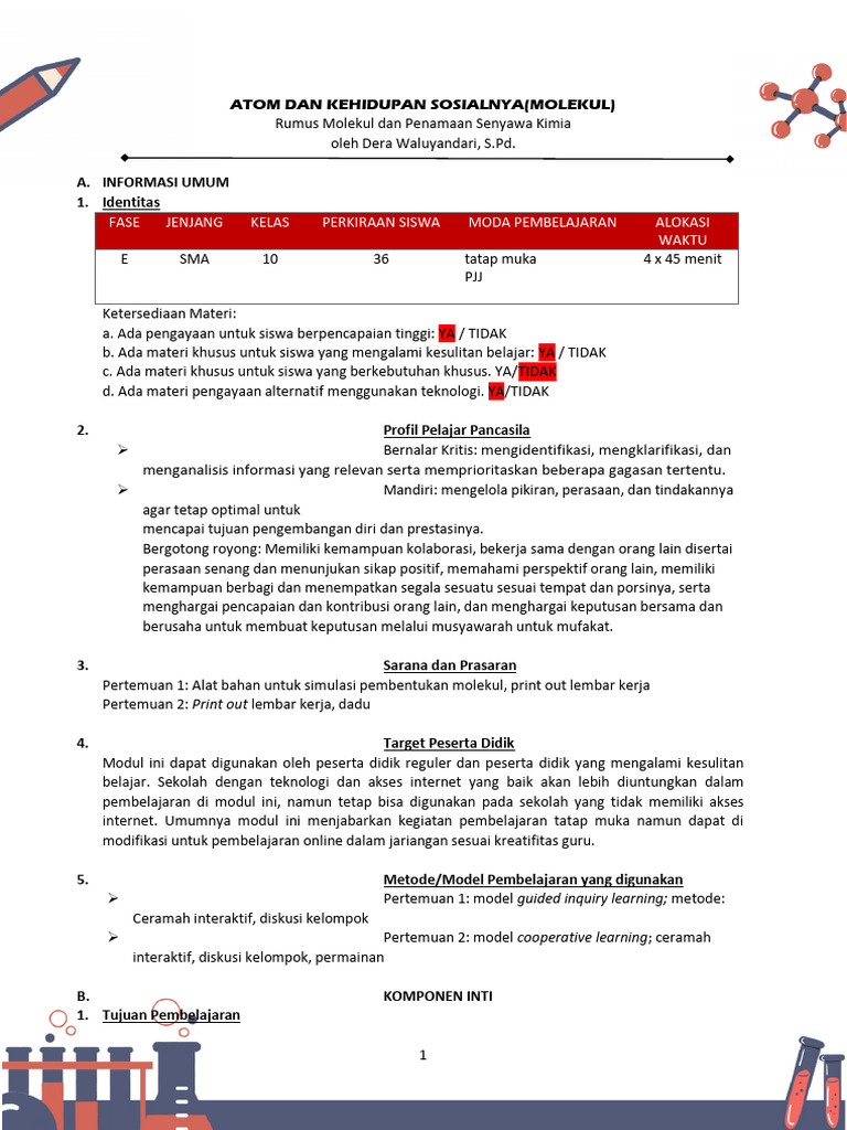 modul ajar kls X Semester 2 | PDF