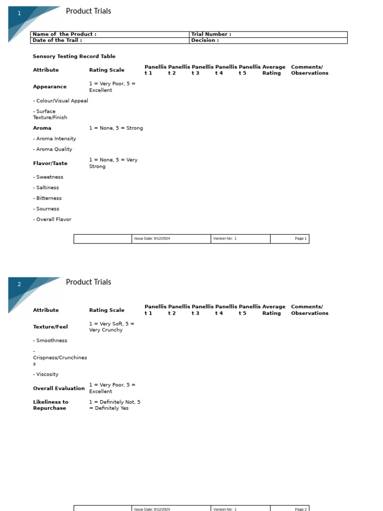 NPD Form Scrib | PDF