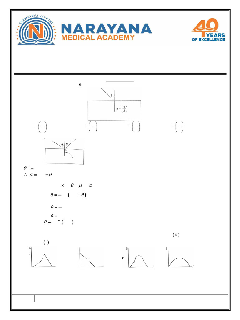 Ray Optics-Lenses | PDF | Optics | Electromagnetic Radiation Ray Optics-Lenses | PDF | Optics | Electromagnetic Radiation