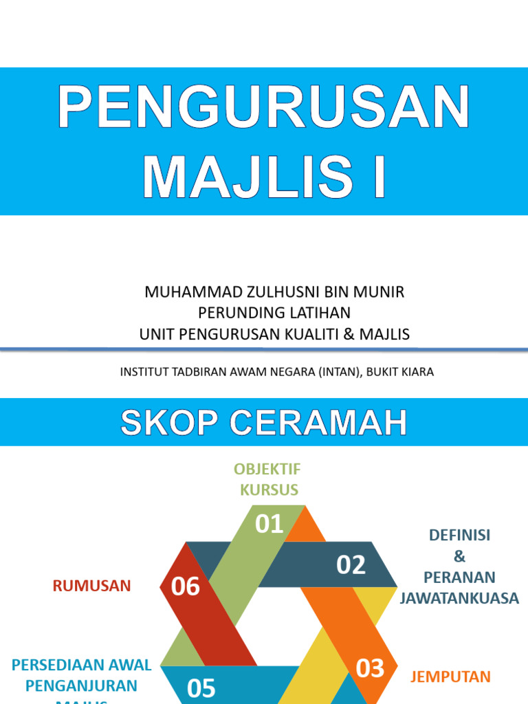 Kursus Pengurusan Majlis Rasmi | PDF