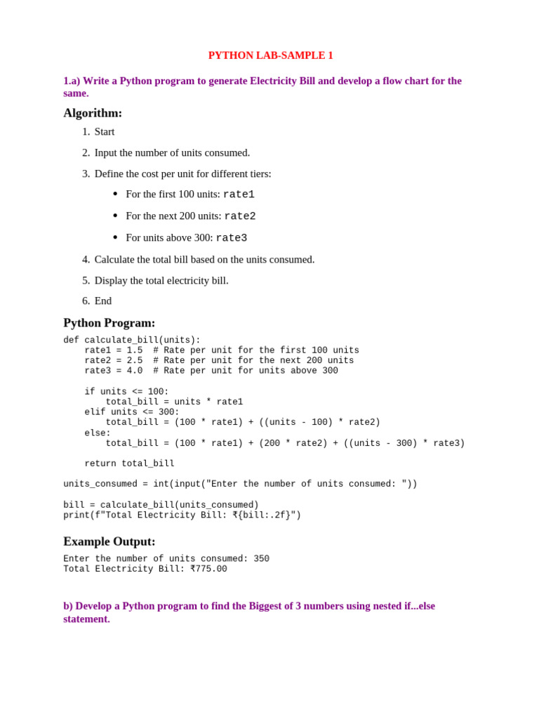 Python Sample 1 Pdf String Computer Science Parameter Computer