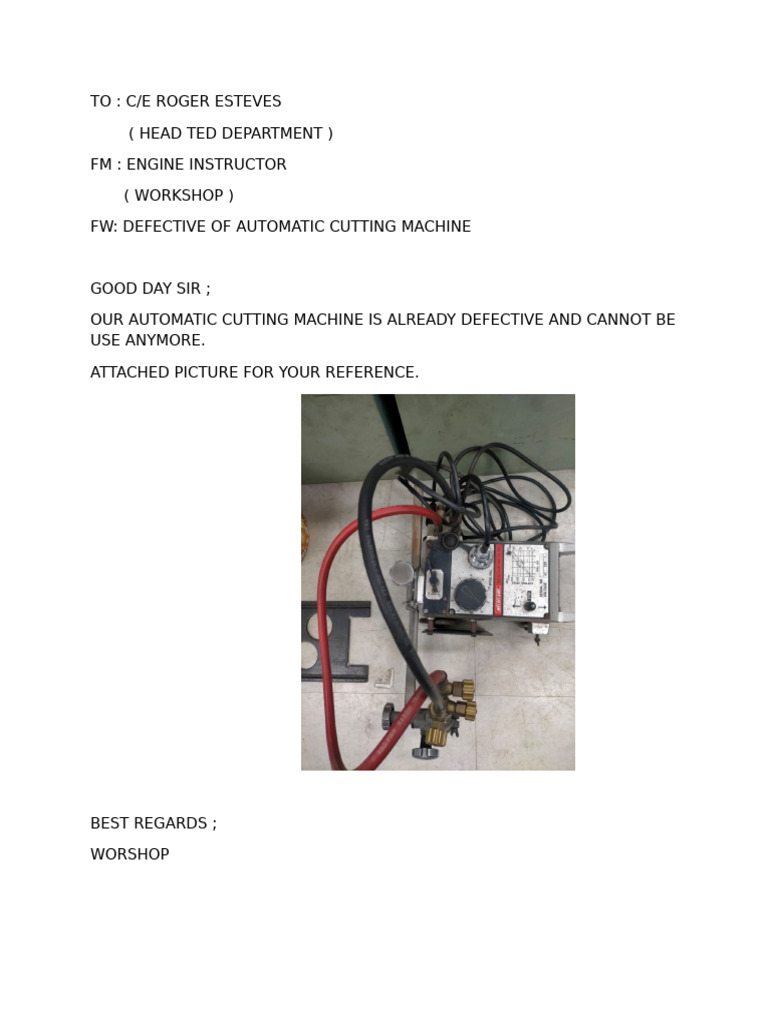 AUTO CUTTING MACHINE | PDF