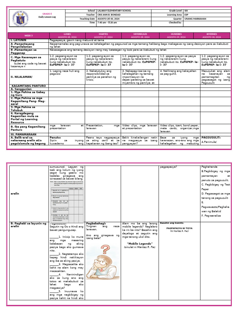 Q1 Week5 Dll Esp6 Pdf