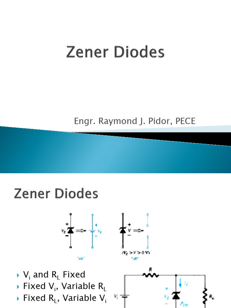 8 Zener Diodes | PDF