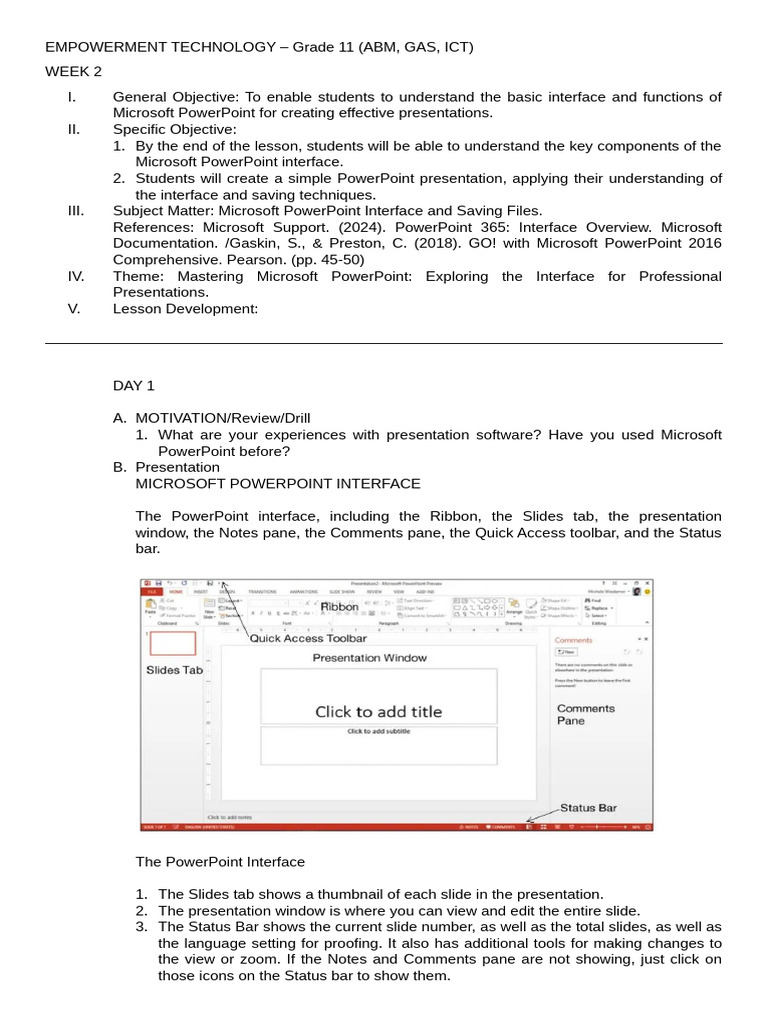Mastering PowerPoint Interface Basics | PDF | Microsoft Power Point ...