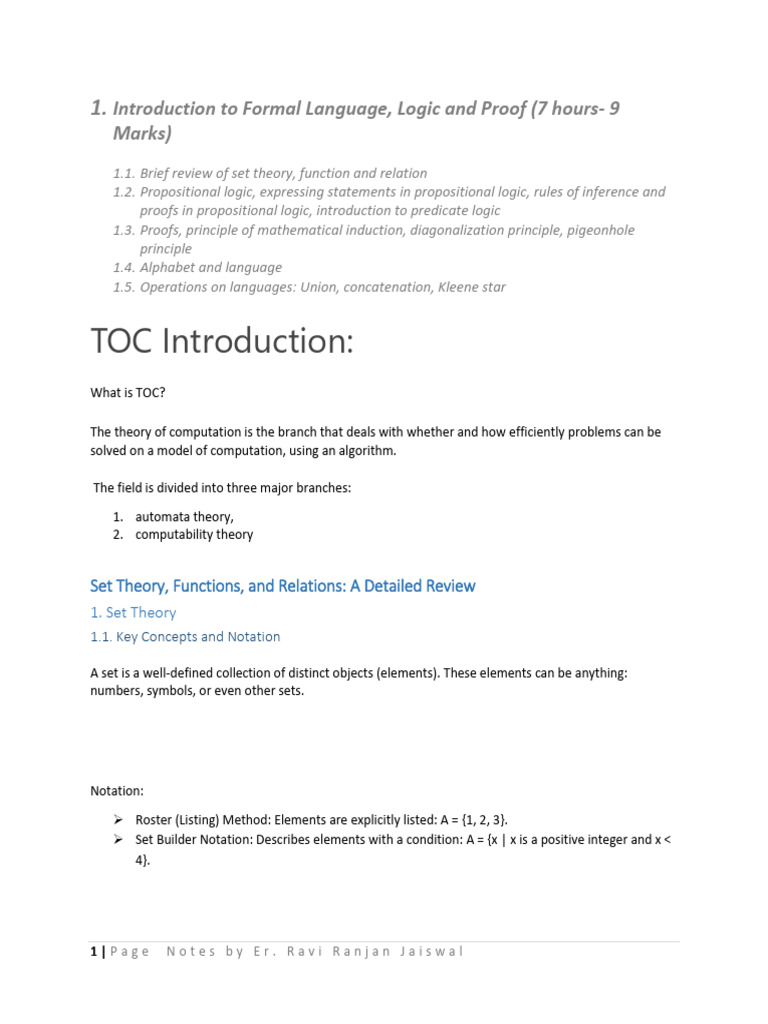 1 1 Introduction To Setfunction And Relation Pdf Mathematical Logic