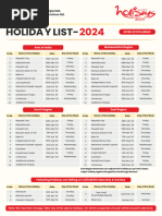 India Public Holidays Calendar 2025 | PDF | Religious Holidays ...