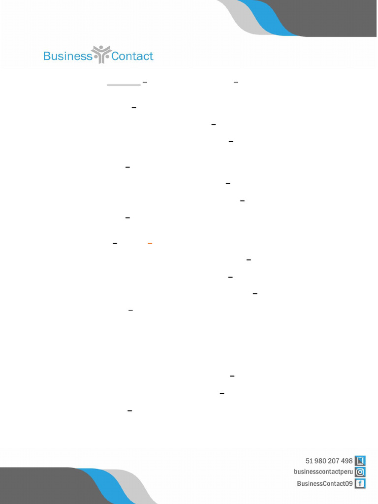 Rueda de Negocios II Edición: Programa Completo | PDF