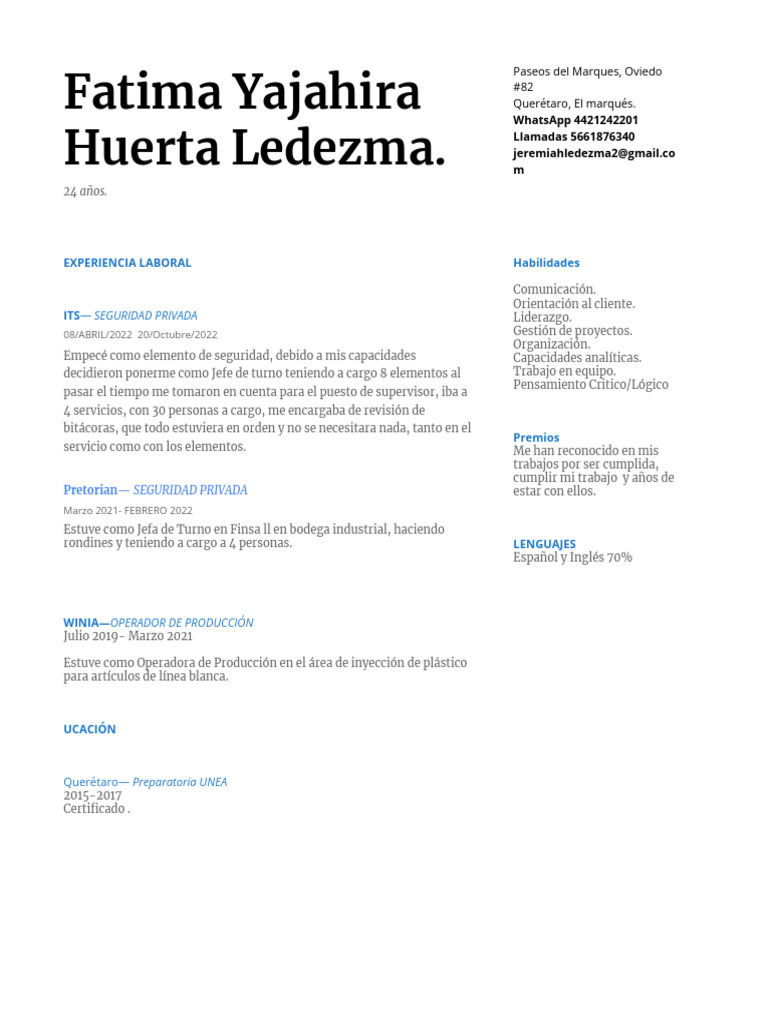 Currículum (1) | PDF