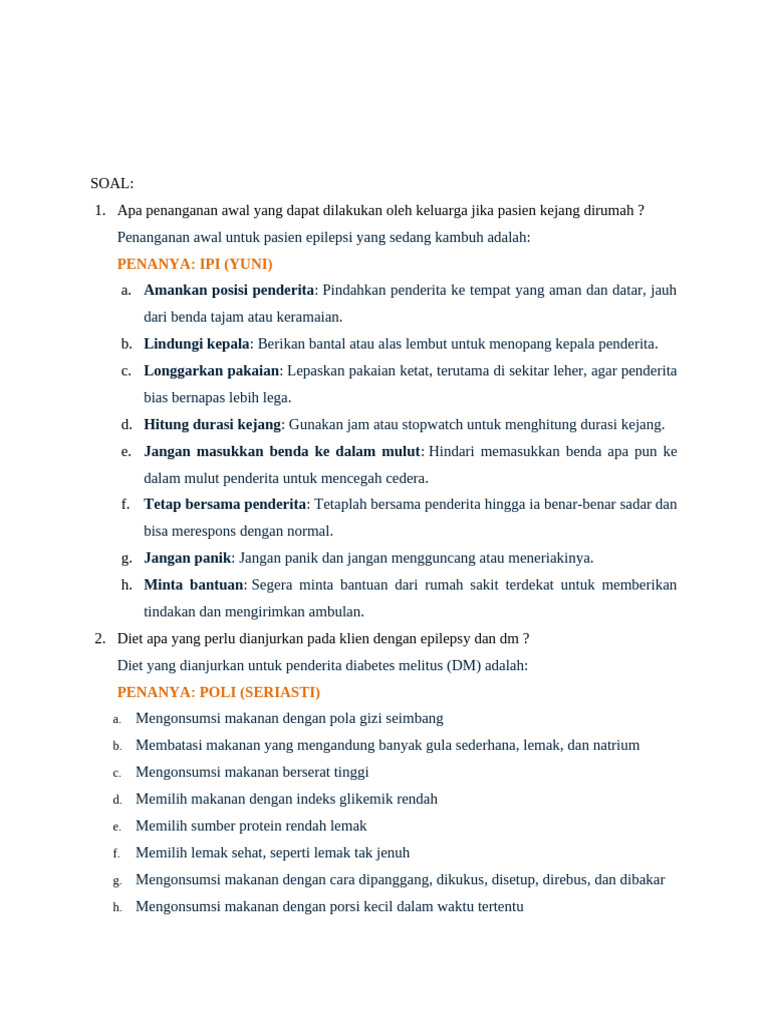 SOAL RONDE (2) | PDF