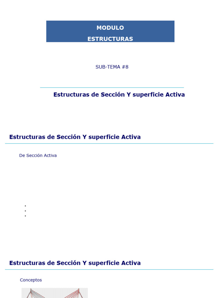 Sub Tema 8 - Estructura | PDF | Braguero | Viga (Estructura)