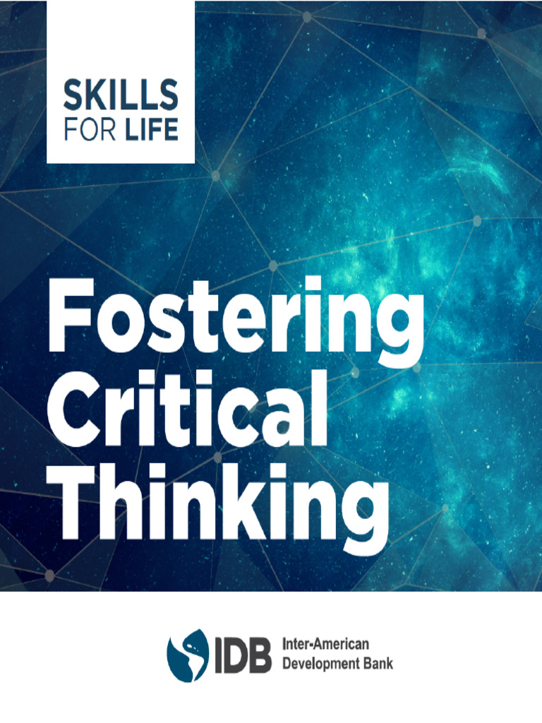 Skills For Life Fostering Critical Thinking | PDF | Critical Thinking ...