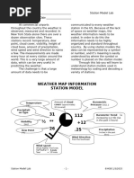 Station Model Lab Answer Key | PDF | Sky | Precipitation