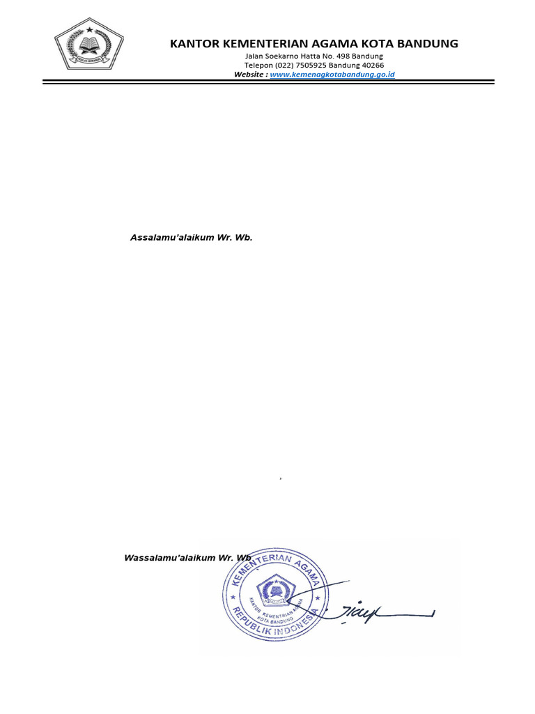 Surat Pemberitahuan Tunkin Terhutang Fix | PDF