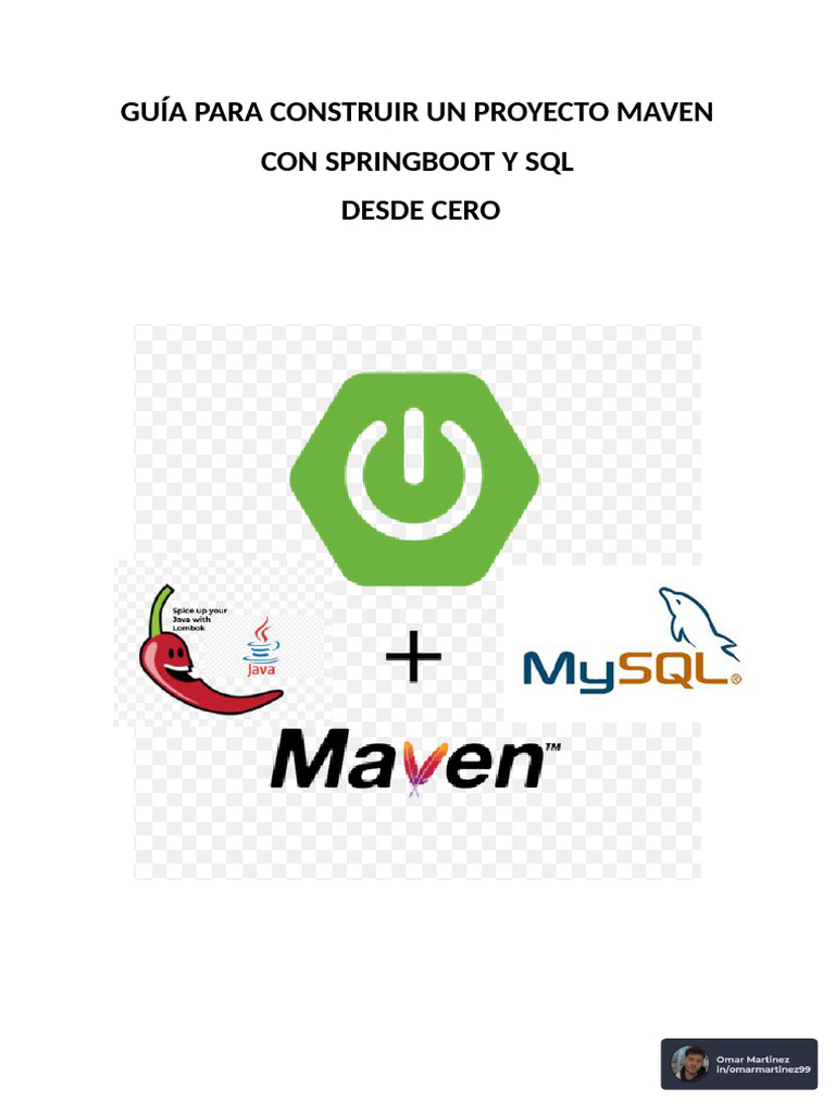 Construir.Proyecto.Maven-SpringBoot | PDF | Java (lenguaje de programación) | Mi sql