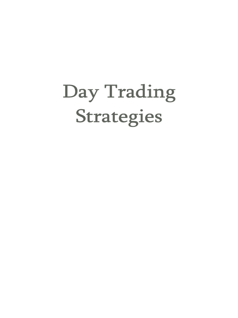 Effective Day Trading Strategies | PDF