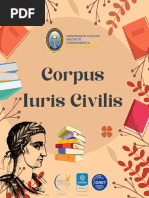 Corpus Iuris Civilis | PDF | Ley romana | Justiniano I